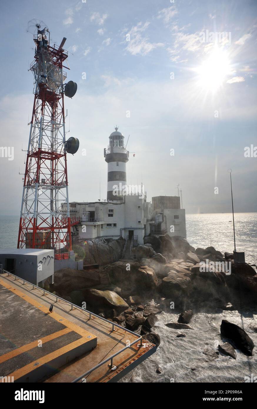 The Pedra Branca island, about 46km to the East of Changi on the ...