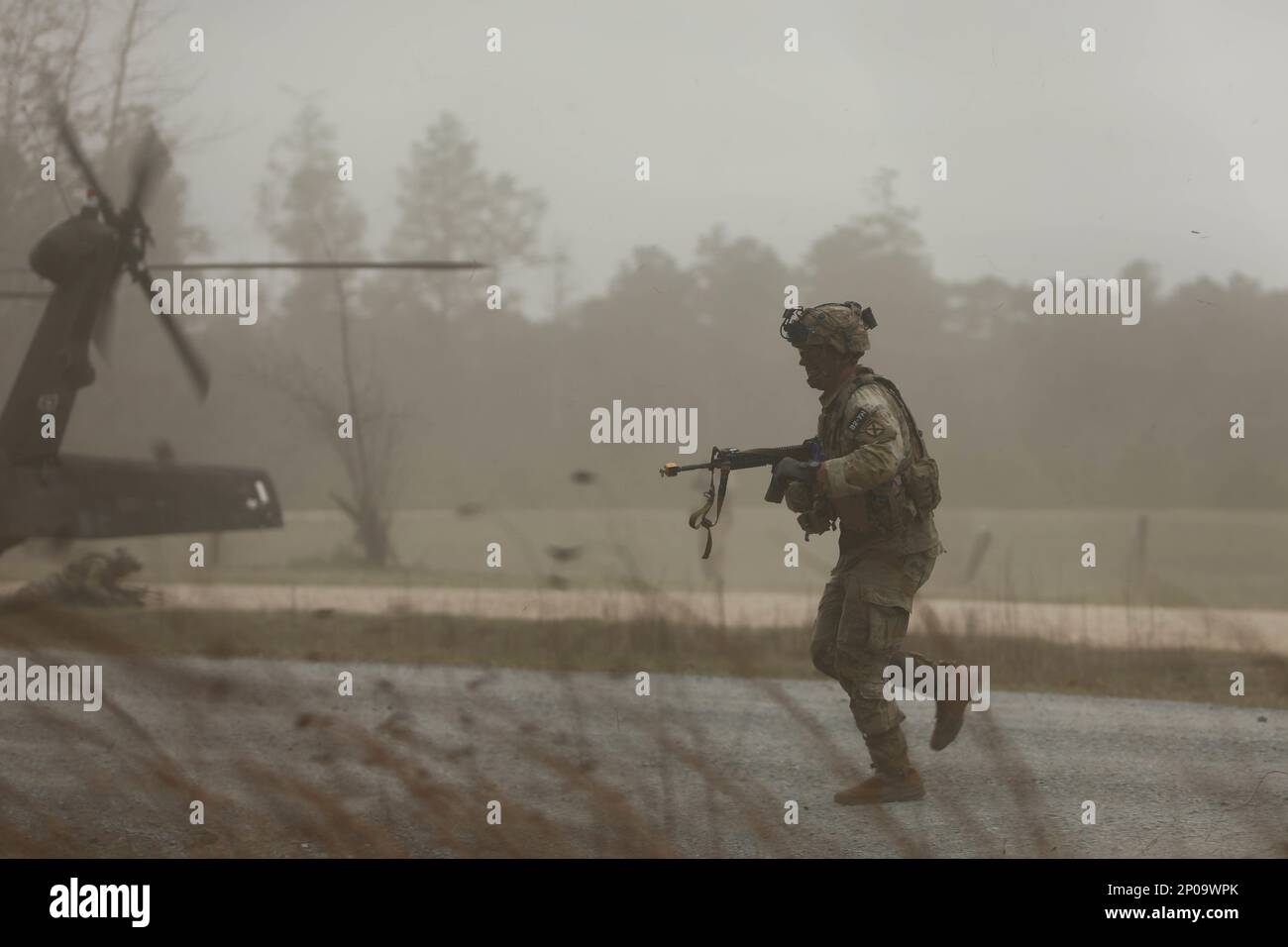 Soldiers with 2nd Brigade Combat Team of the 10th Mountain Division are ...