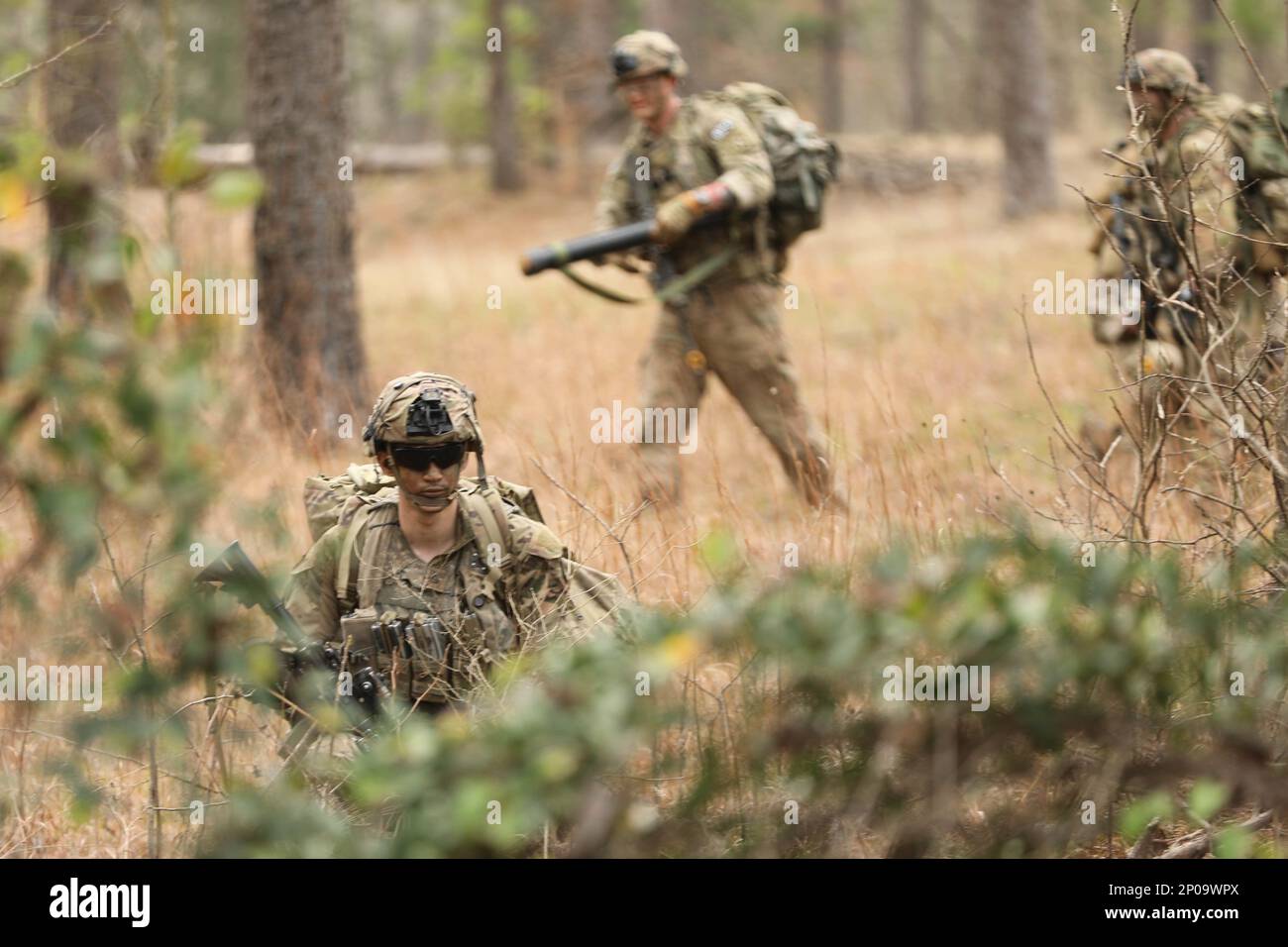 Soldiers with 2nd Brigade Combat Team of the 10th Mountain Division are ...