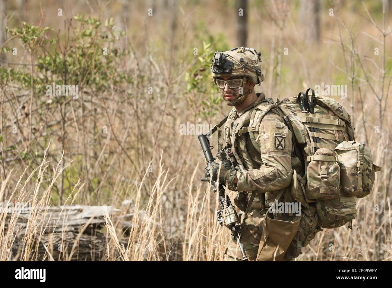 The 2nd Brigade Combat Team of the 10th Mountain Division underwent a ...