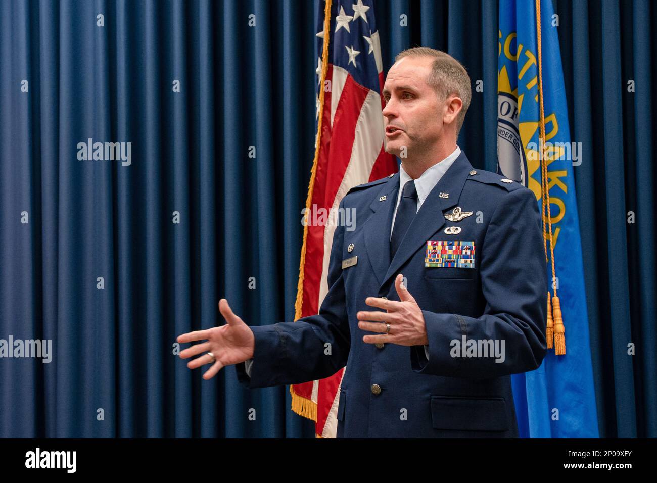 U.S. Air National Guard Lt. Col. Jon Friedman, newly appointed 114th ...