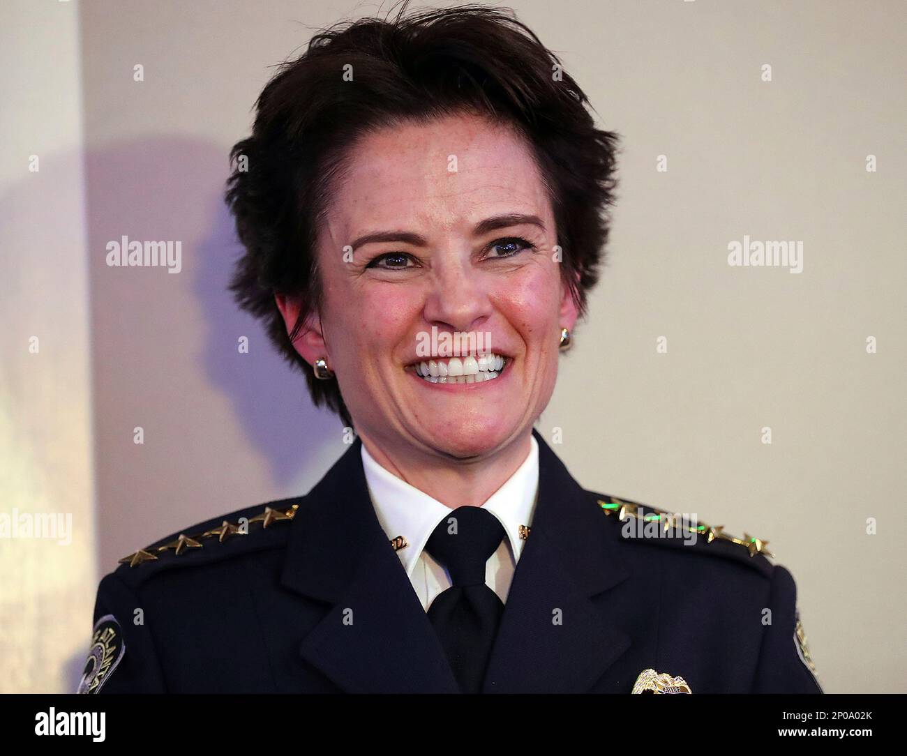 FILE - In this Jan. 10, 2017 file photo, Atlanta Chief of Police Erika ...