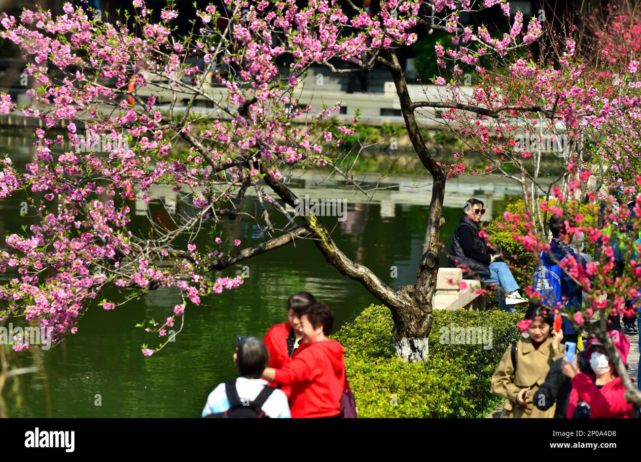 **CHINESE MAINLAND, HONG KONG, MACAU AND TAIWAN OUT** People enjoy ...