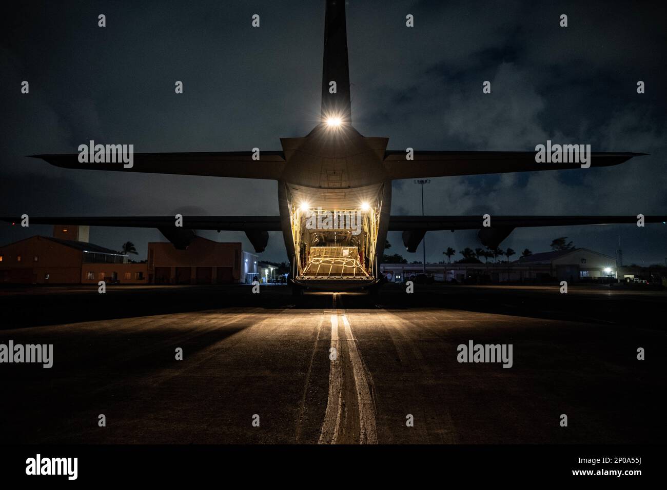 Texas Air National Guard C130-J Super Hercules from the 136th Airlift ...