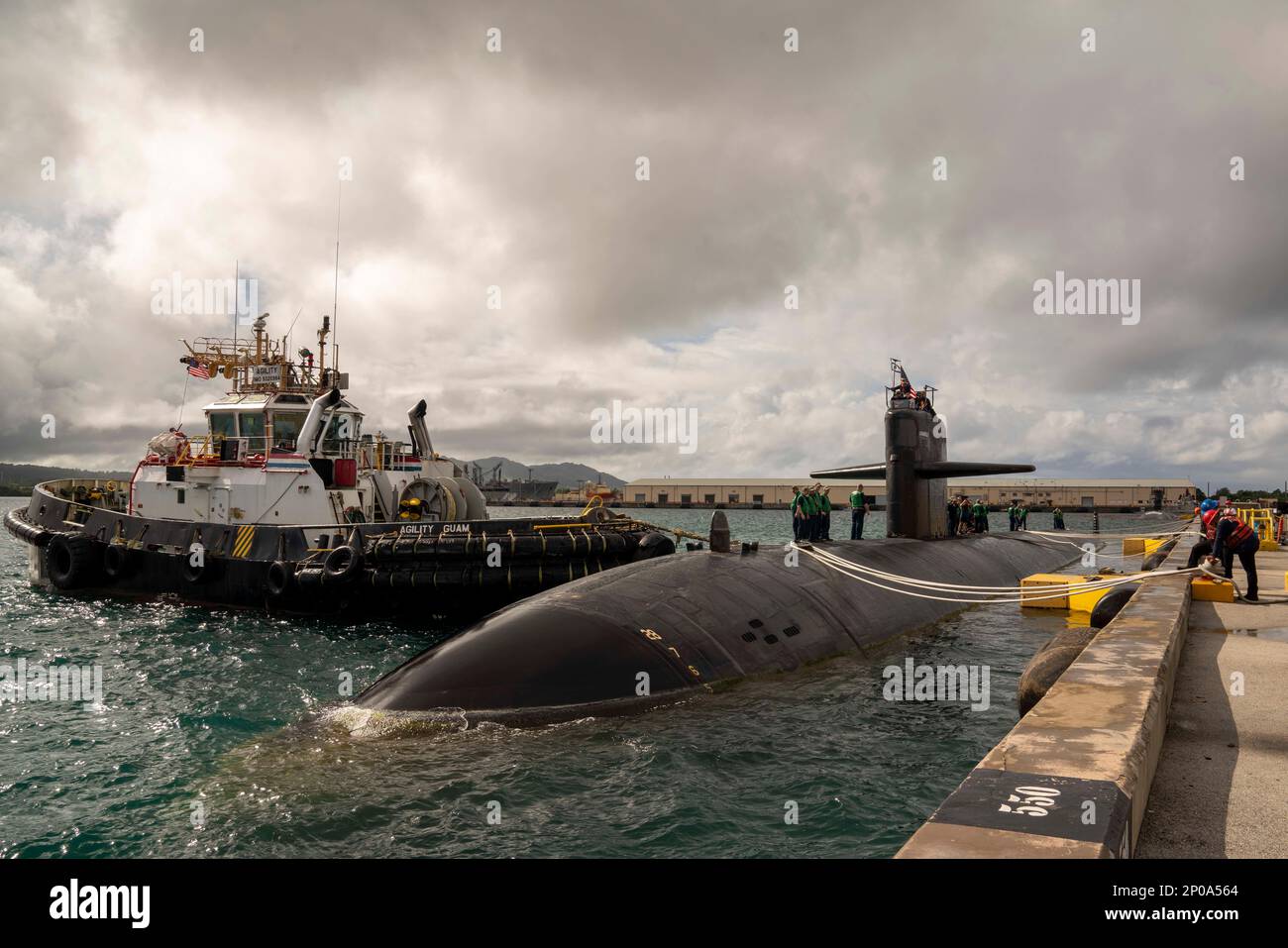 NAVAL BASE GUAM (Jan. 17, 2023) – The Los Angeles-class fast-attack ...