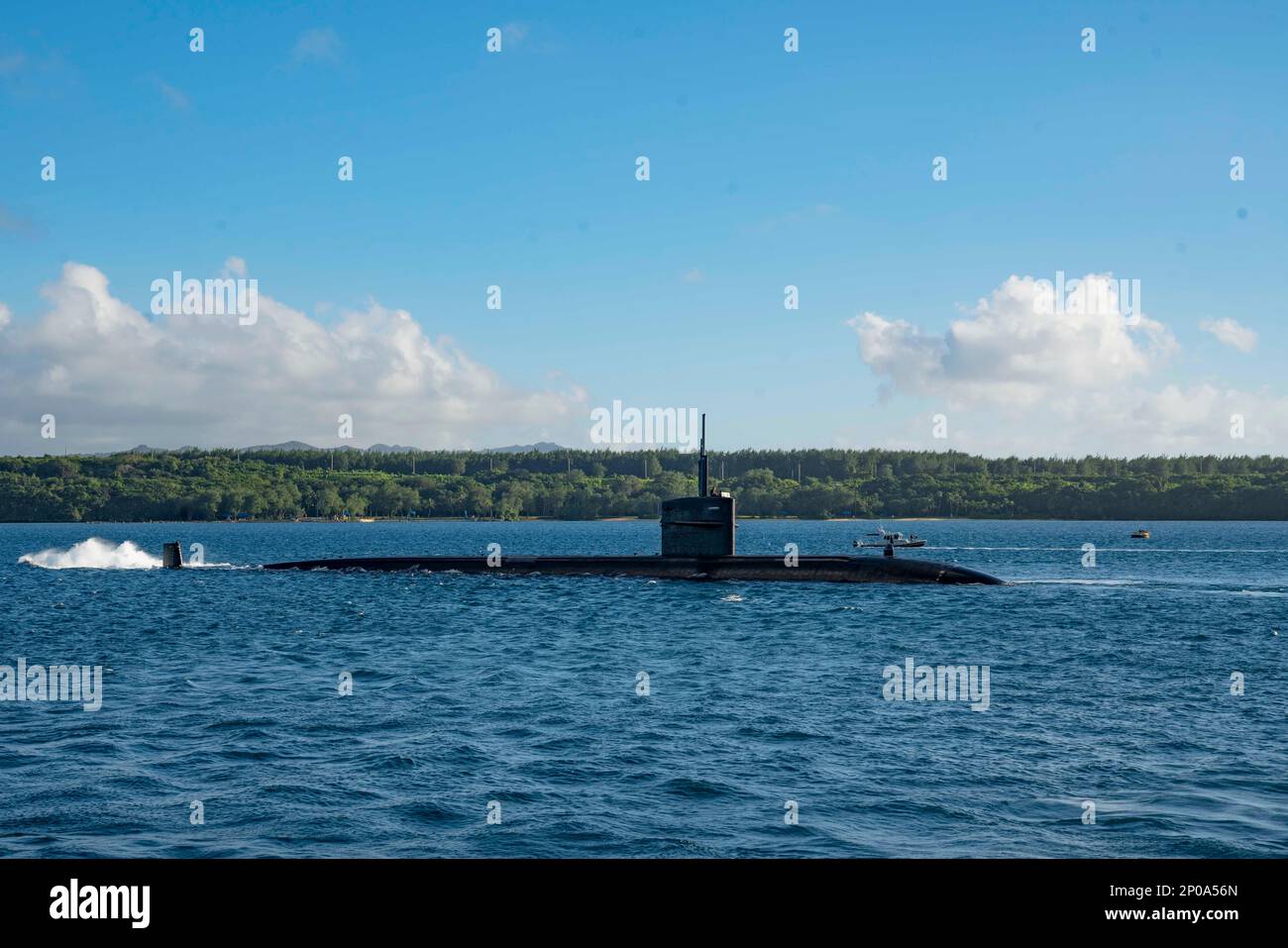 APRA HARBOR, Guam (Jan. 17, 2023) – The Los Angeles-class fast-attack ...