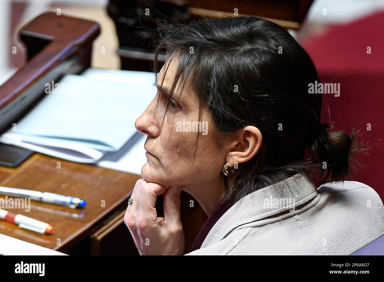 French Minister of Sport and the Olympic and Paralympic Games Amelie ...