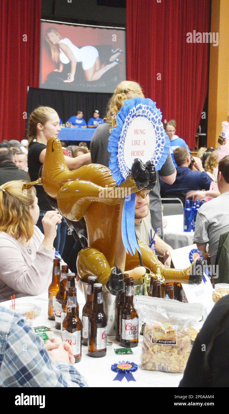 GRAPHIC CONTENT - An inflatable horse is just one example of the adult ...