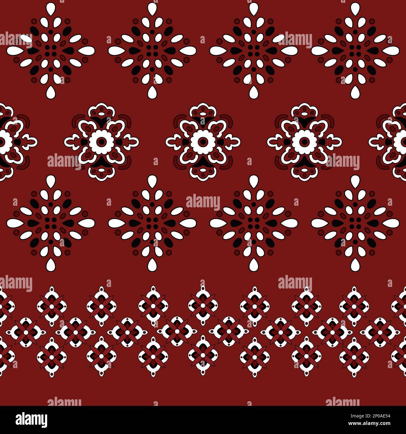 Indian pattern red hi-res stock photography and images - Alamy