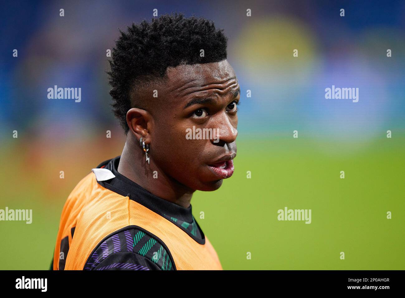 Vinicius Jr. of Real Madrid seen during the Spanish football King's Cup ...