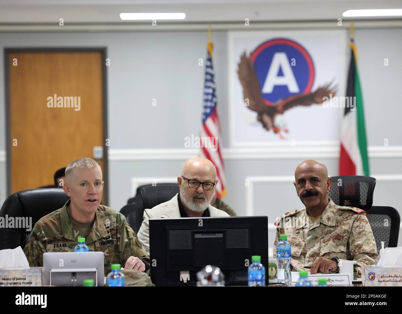 Led by Lt. Gen. Patrick D. Frank, commander, U.S. Army Central, and Maj ...