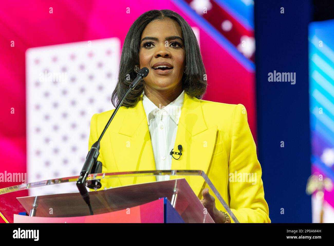 Candace Owens speaks on the 1st day of CPAC Washington, DC conference ...