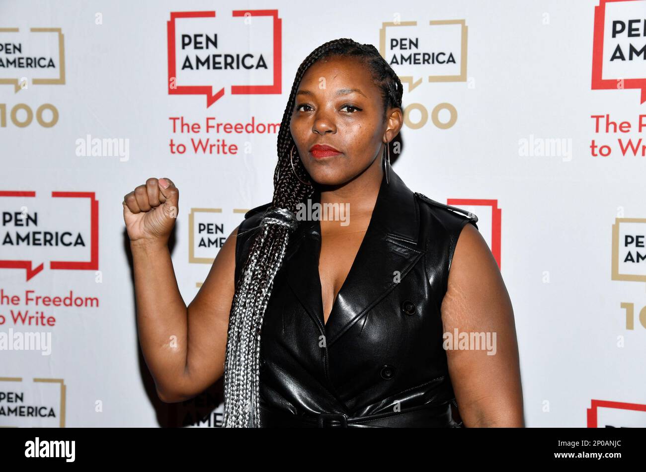 Mahogany L. Browne attends the PEN America Literary Awards at The Town ...