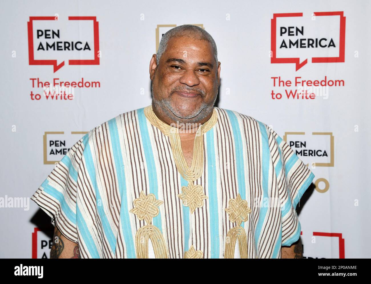 Chris Abani attends the PEN America Literary Awards at The Town Hall on ...