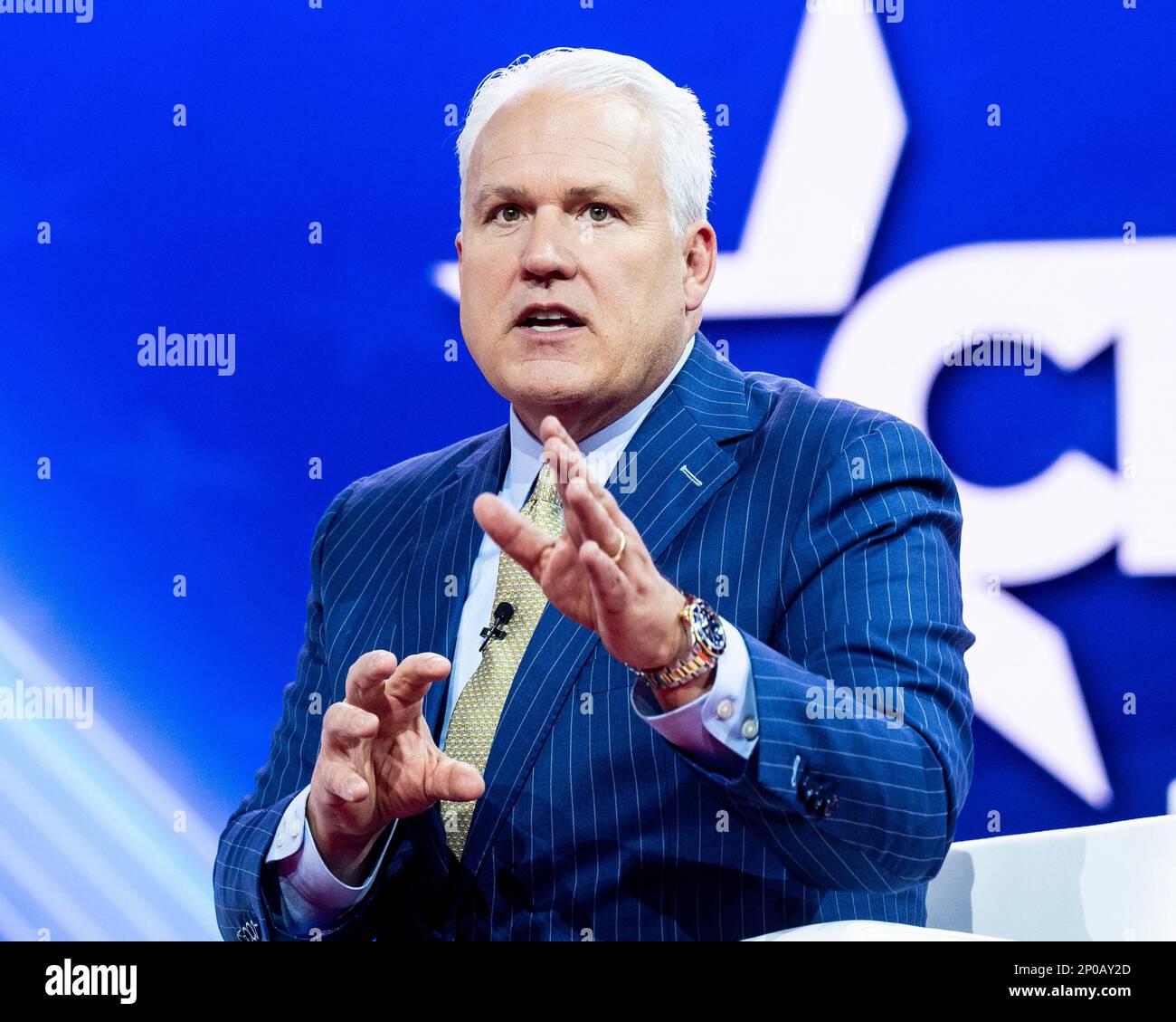 Oxon Hill, Maryland, USA. 2nd Mar, 2023. MATT SCHLAPP, Chairman of the ...