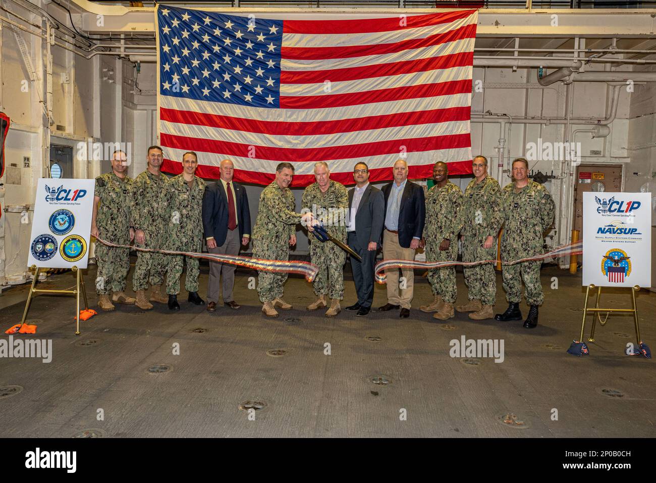 NORFOLK, Va. (Jan. 24, 2023) Navy leaders and industry partners ...