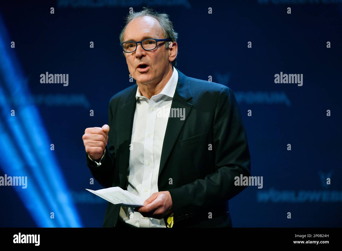 British computer scientist Tim Berners-Lee, who invented the World Wide ...