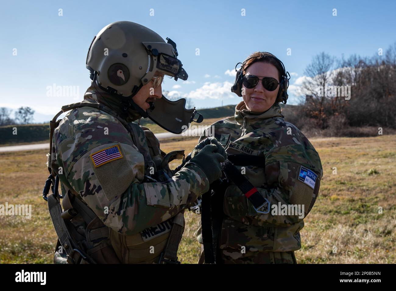 Kosovo Force (KFOR) Regional Command-East (RC-E) Soldiers with the ...