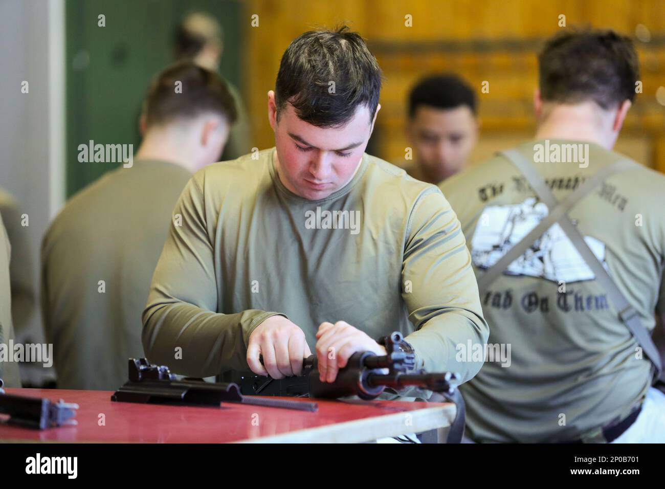 Spc. Conner Hanafin, an infantryman for Charlie Troop, 3-71 Cavalry ...