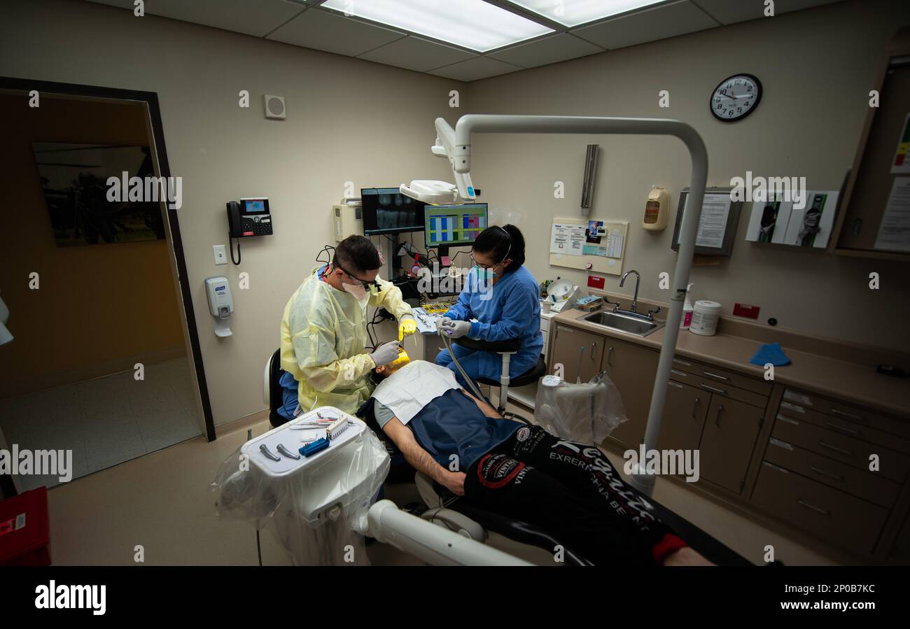 U.S. Air Force Capt. Jacob Freeze (left), 23rd Medical Group general ...