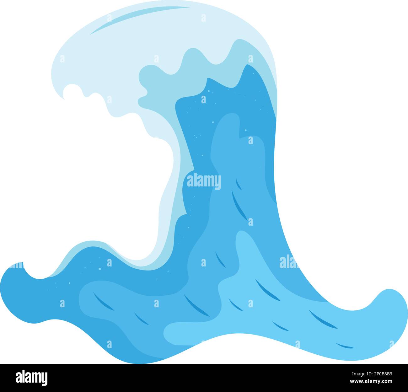 Tidal wave tsunami Cut Out Stock Images & Pictures - Alamy