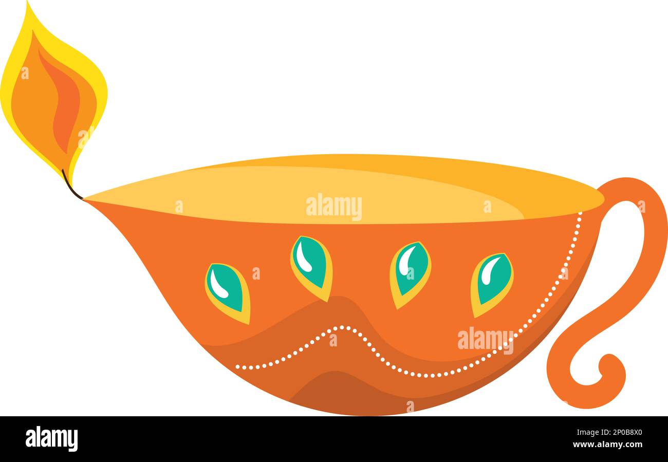 lamp indian culture Stock Vector Image & Art - Alamy