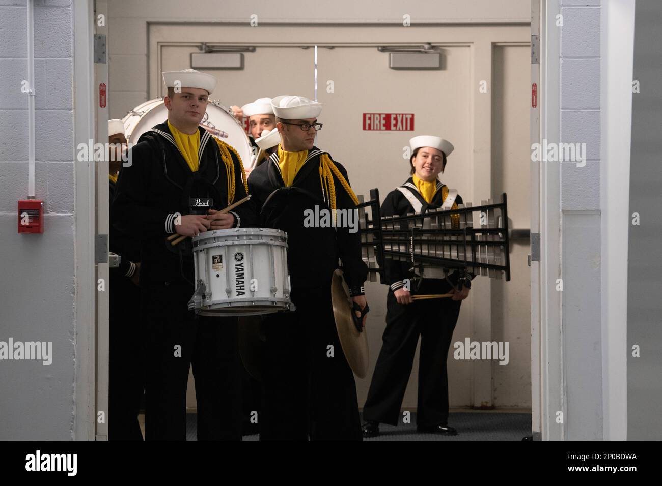 Pass in Review at U.S. Navy Recruit Training Command. More than 40,000 ...