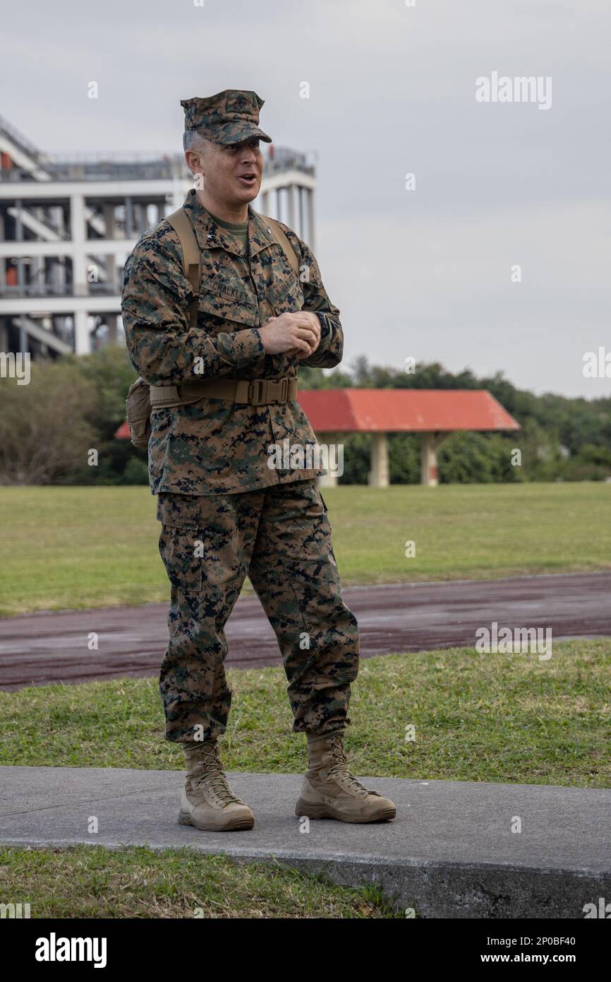 U.S. Marine Corps Brig. Gen. Adam Chalkley, commanding general of 3rd ...