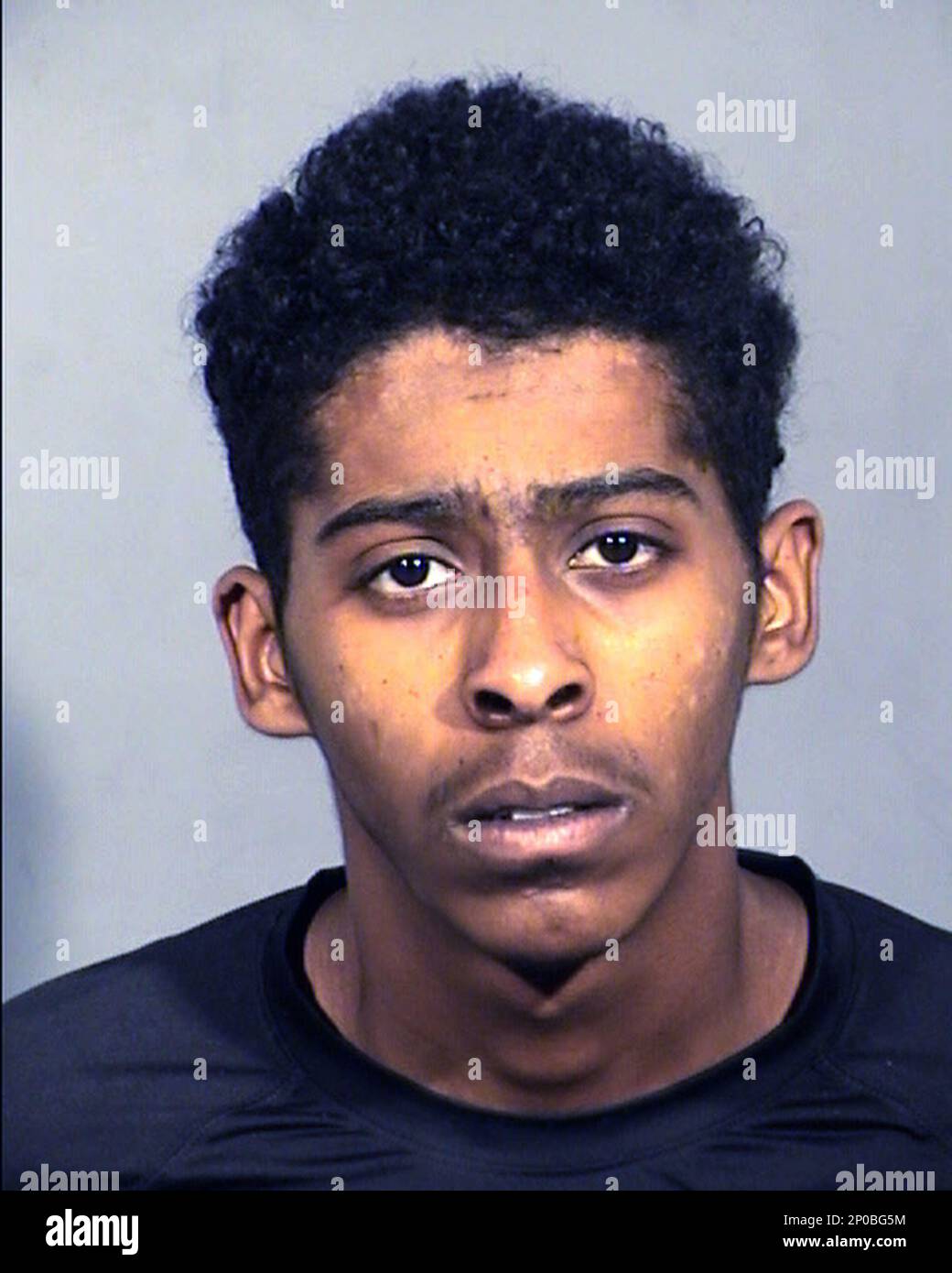 This undated booking photo provided by Las Vegas Metropolitan Police ...