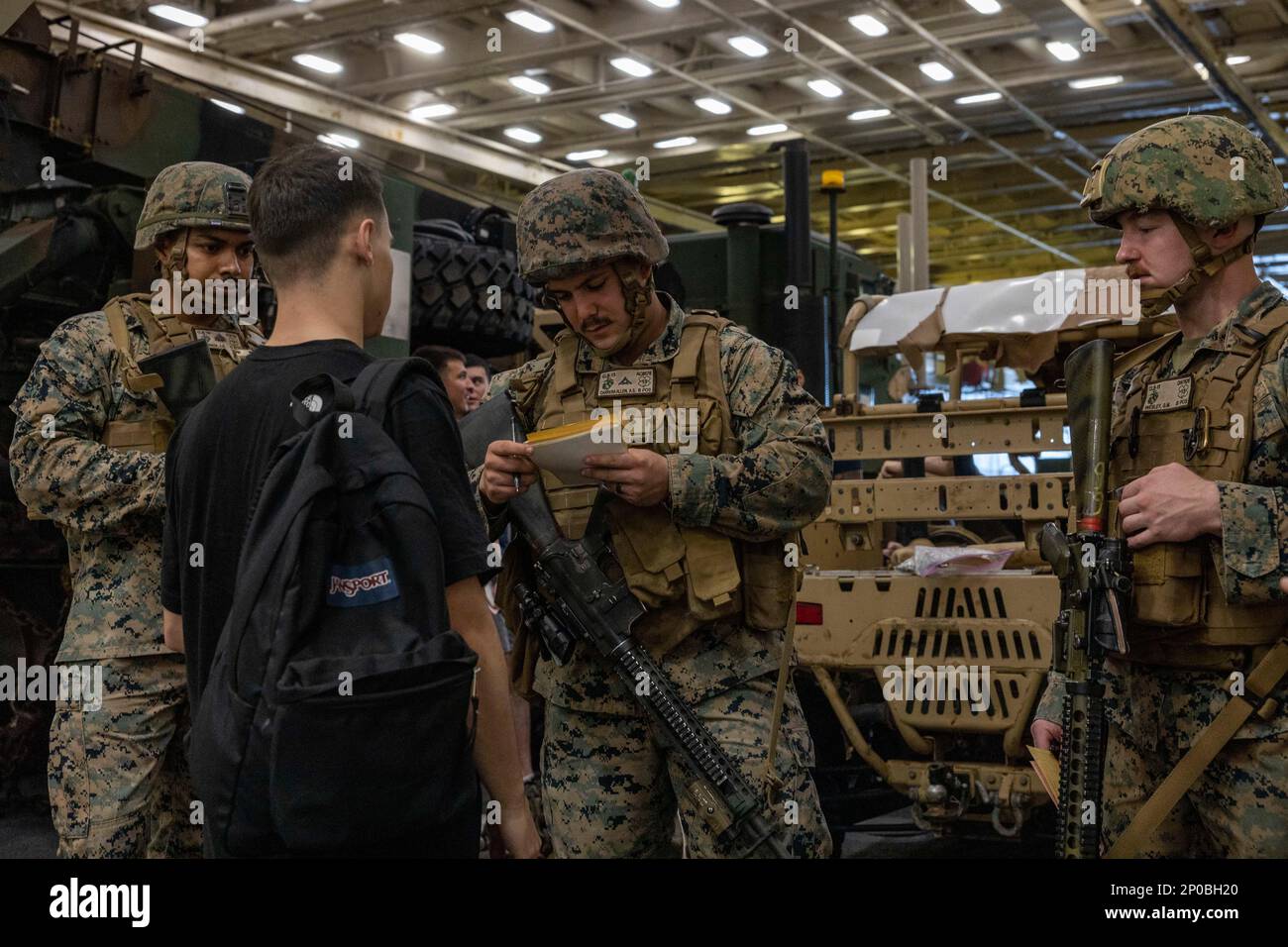 INDIAN OCEAN (Jan. 17, 2023) – U.S. Marines with Combat Logistics ...