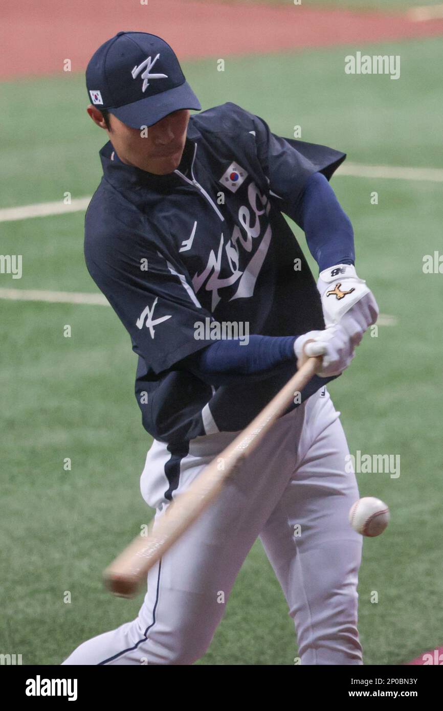 03rd Mar, 2023. Kim Ha-seong of S. Korean WBC team Kim Ha-seong of the ...