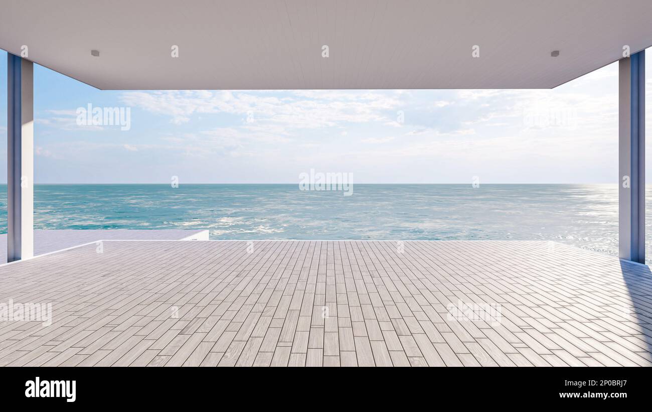 Beautiful seascape clouds 3d hi-res stock photography and images - Alamy