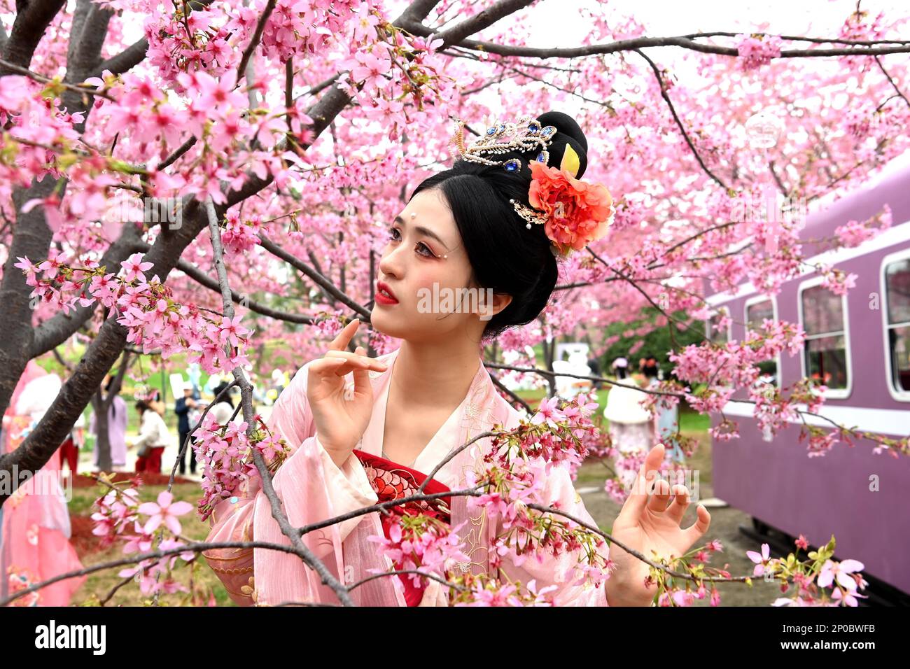 **CHINESE MAINLAND, HONG KONG, MACAU AND TAIWAN OUT** A young woman ...