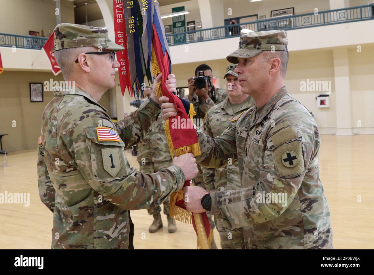 Col. Seth Hible of Winfield, Illinois, assumes command of the Illinois ...