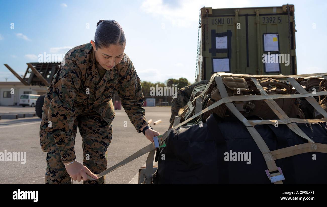 U.S. Marine Corps Lance Cpl. Haideeth Porras, a logistics and ...