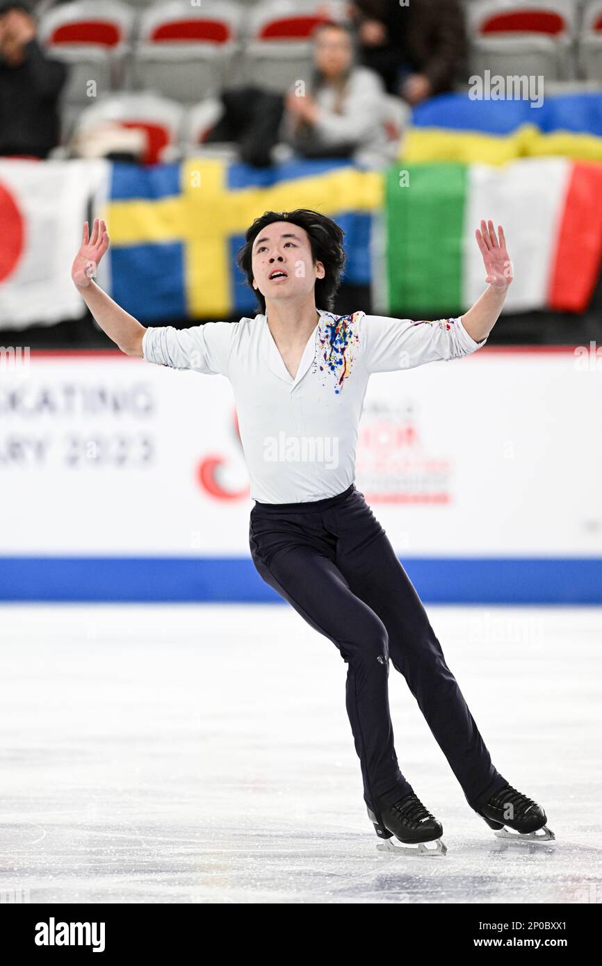 Calgary, Canada. 02/03/2023, Calgary, Canada. March 2, 2023, Wesley ...