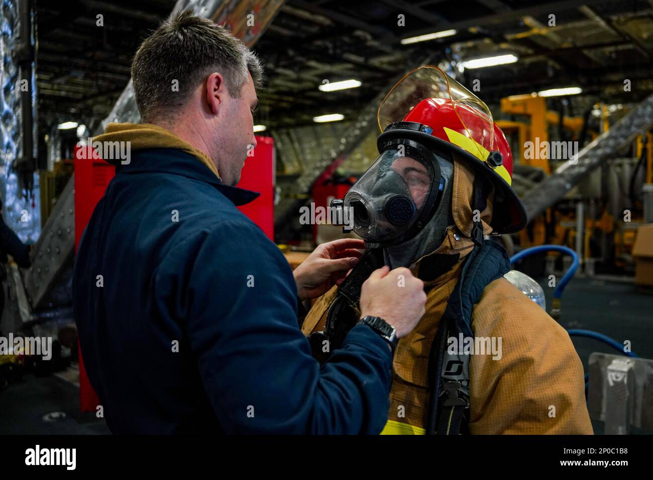 SINGAPORE (Jan. 25, 2023) Chief Sonar Technician (Surface) Tim Baker ...
