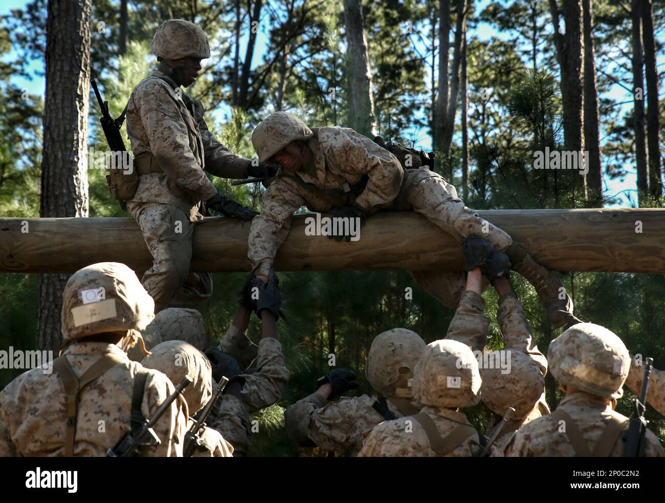 Recruits with Kilo Company, 3rd Battalion, Recruit Training Regiment ...