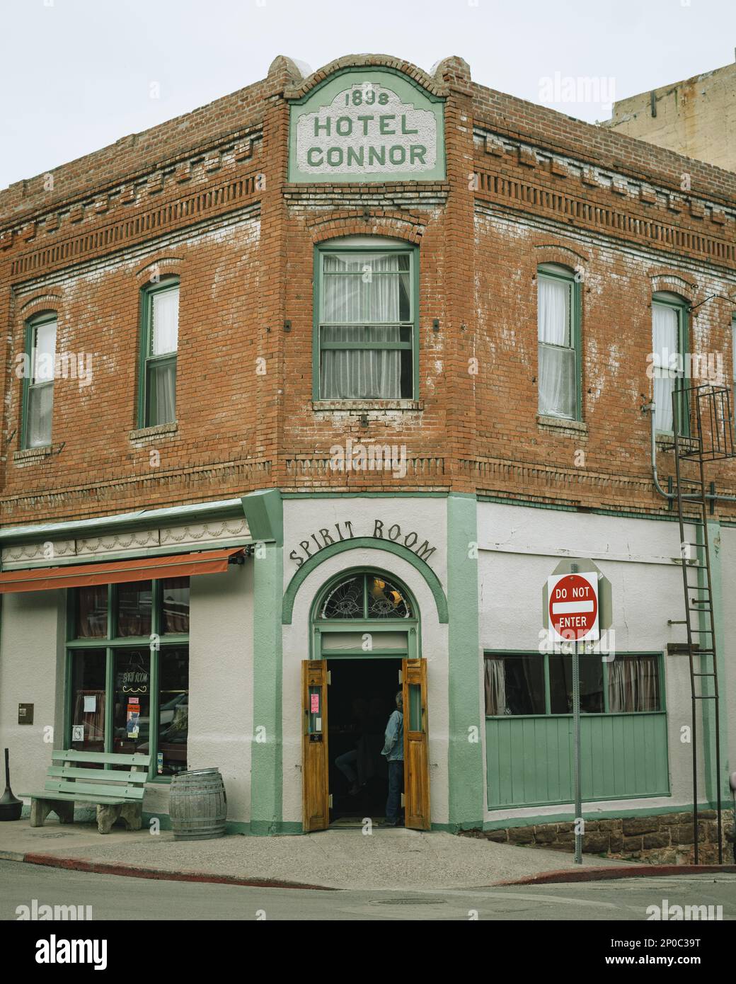 The Connor Hotel vintage sign, Jerome, Arizona Stock Photo - Alamy