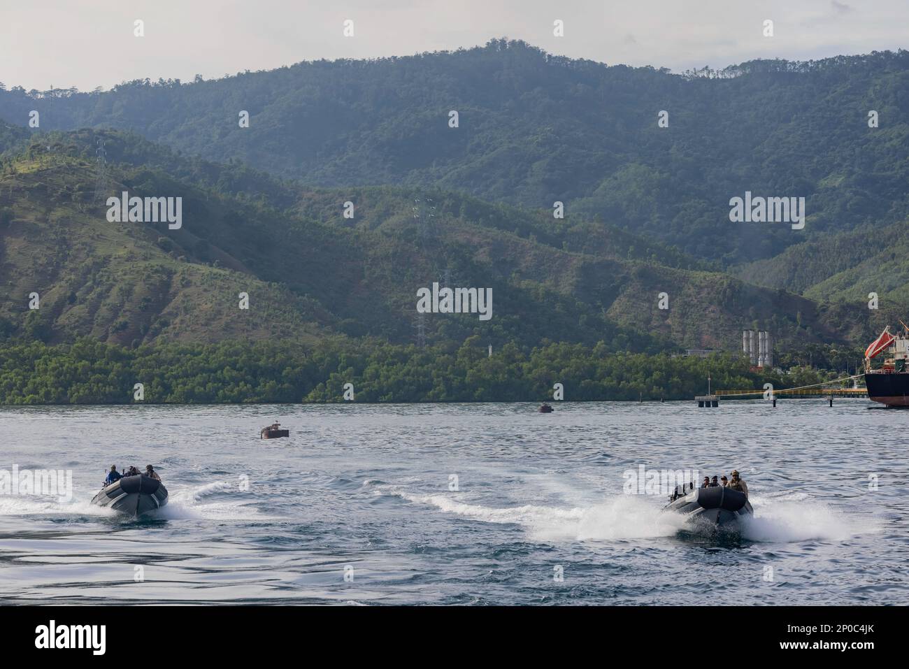 NAVAL BASE HERA, TIMOR-LESTE (Feb. 14, 2023) – Timor-Leste Fuzilierios ...