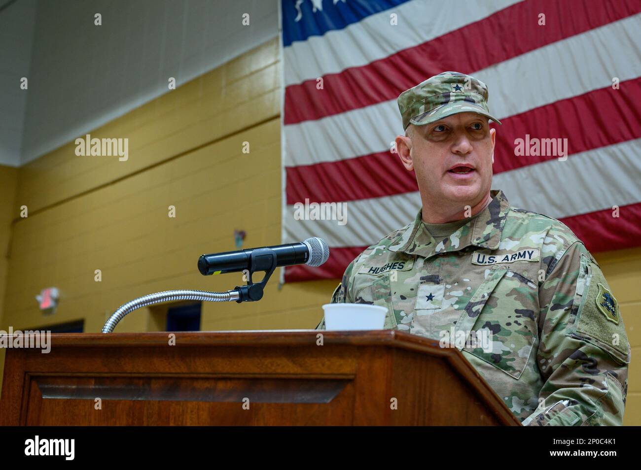 U.S. Army Brig. Gen. Robert Hughes, The Assistant Adjutant General of ...