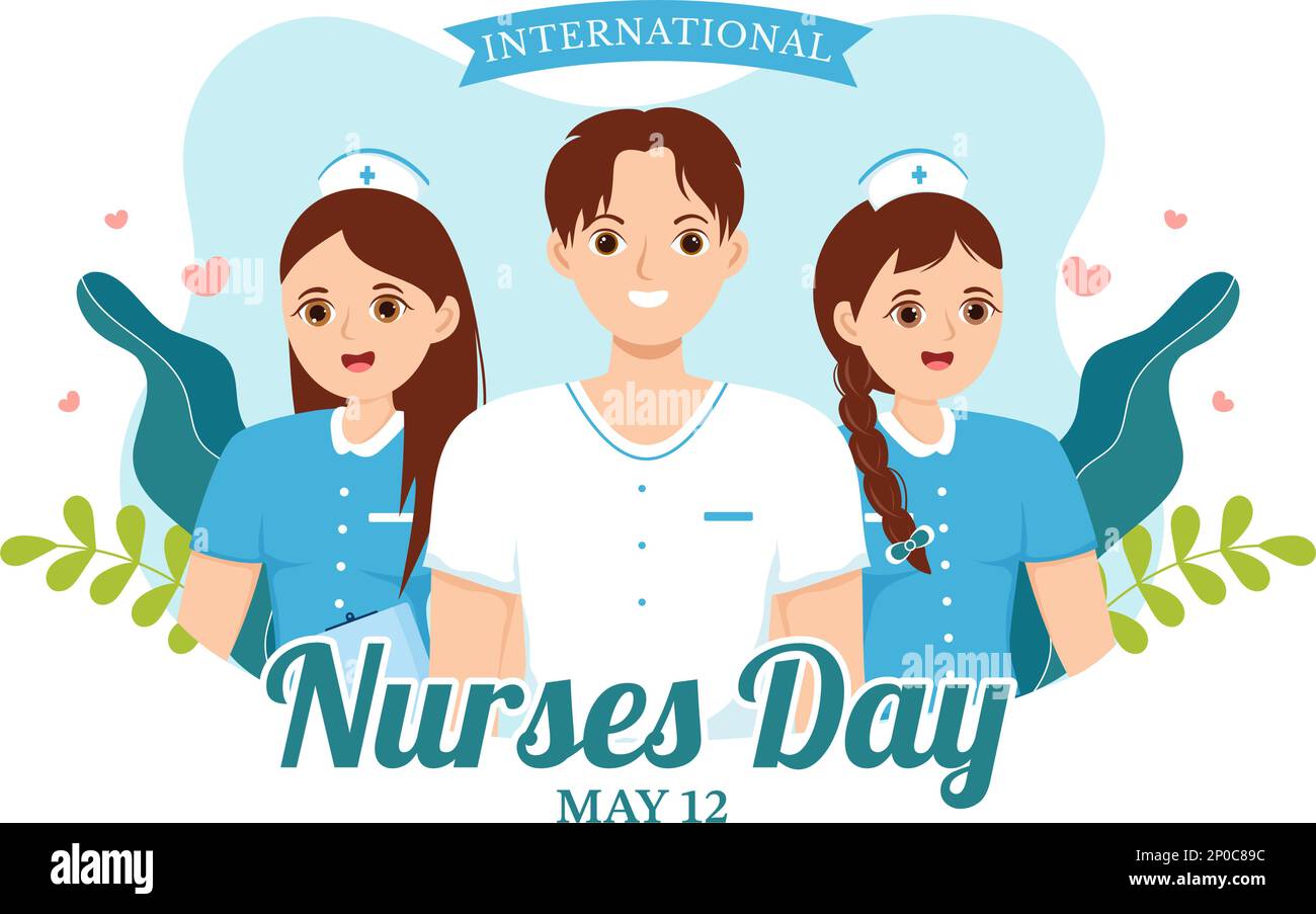 International Nurses Day on May 12 Illustration for Contributions that ...