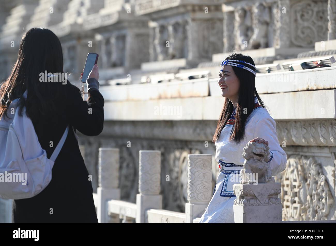 **CHINESE MAINLAND, HONG KONG, MACAU AND TAIWAN OUT** People go ...