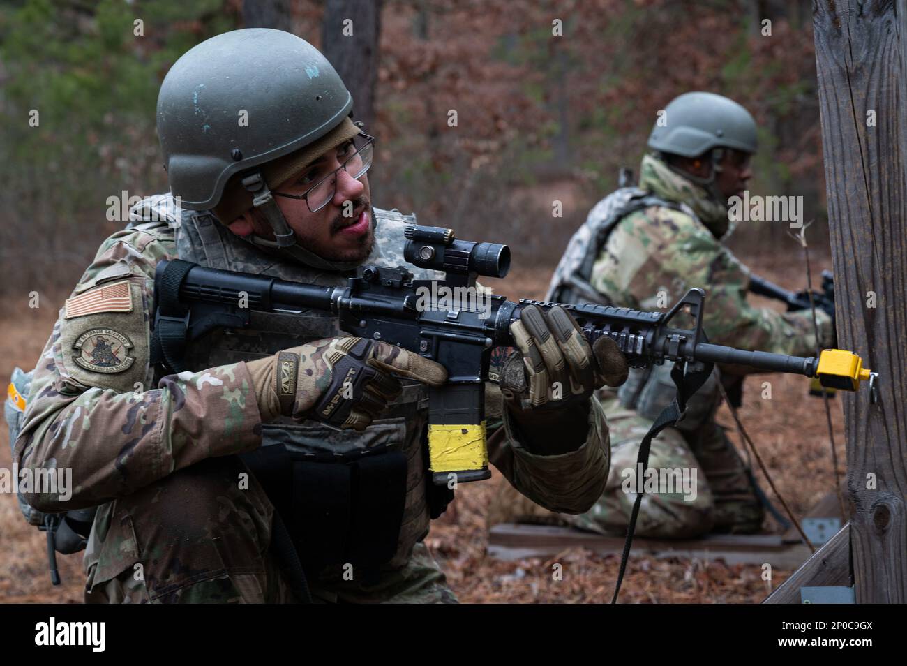 U.S. Air Force Airman 1st Class Qyanu Simms, networks technician ...