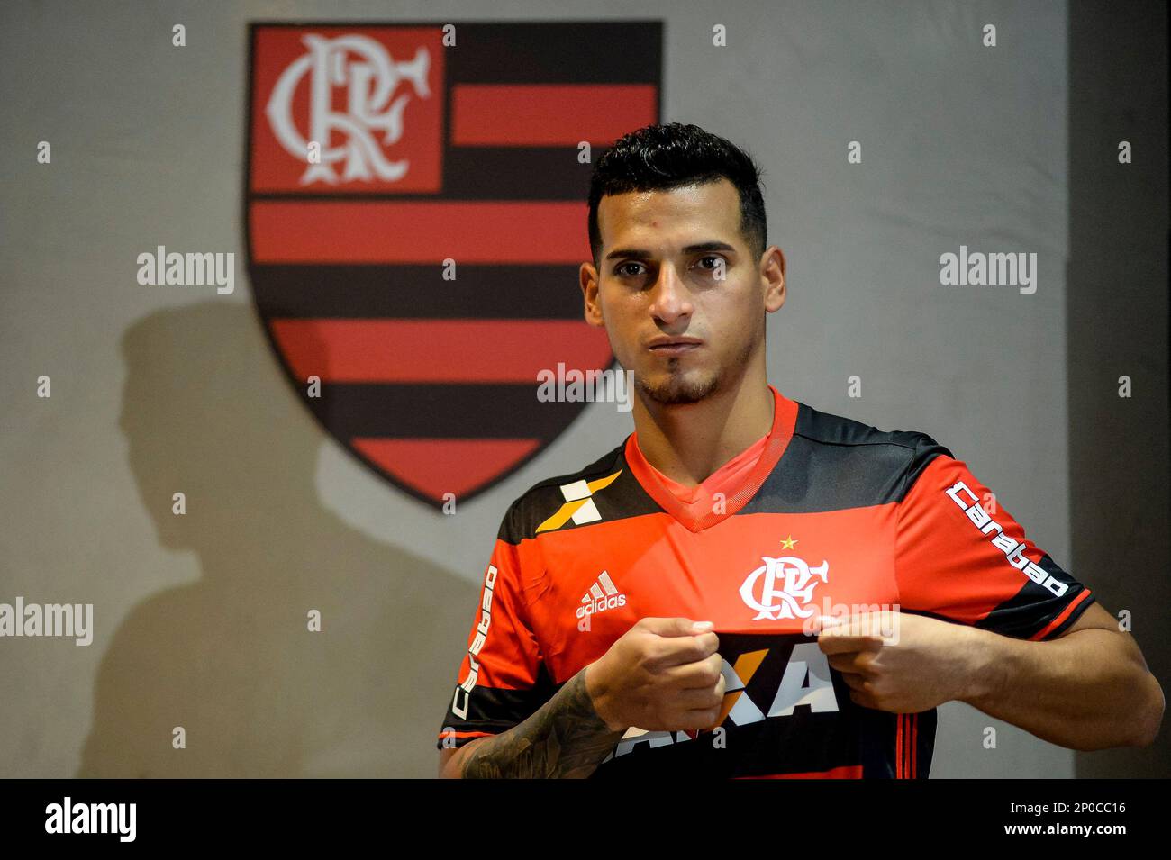 RN - Rio de Janeiro - 12/01/2017 - Apresentacao de Trauco no Flamengo ...