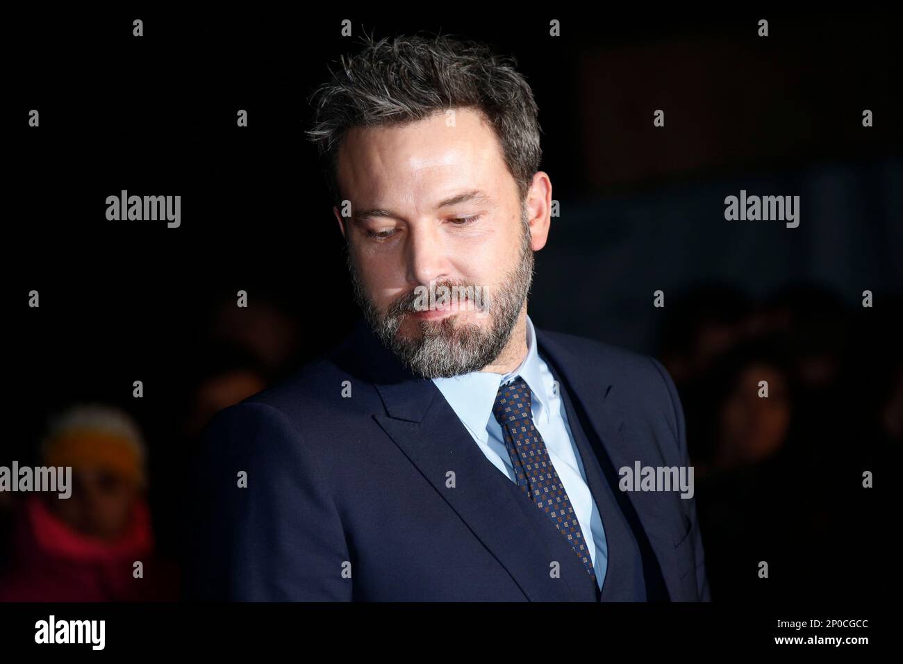 Actor Ben Affleck poses for photographers upon arrival at the premiere ...