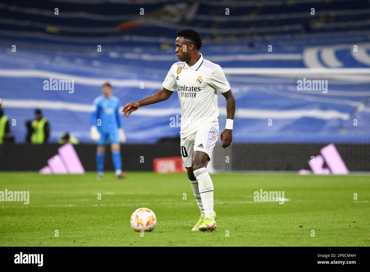 MADRID, SPAIN - MARCH 2: Player of Real Madrid CF Player Vinicius Jr ...