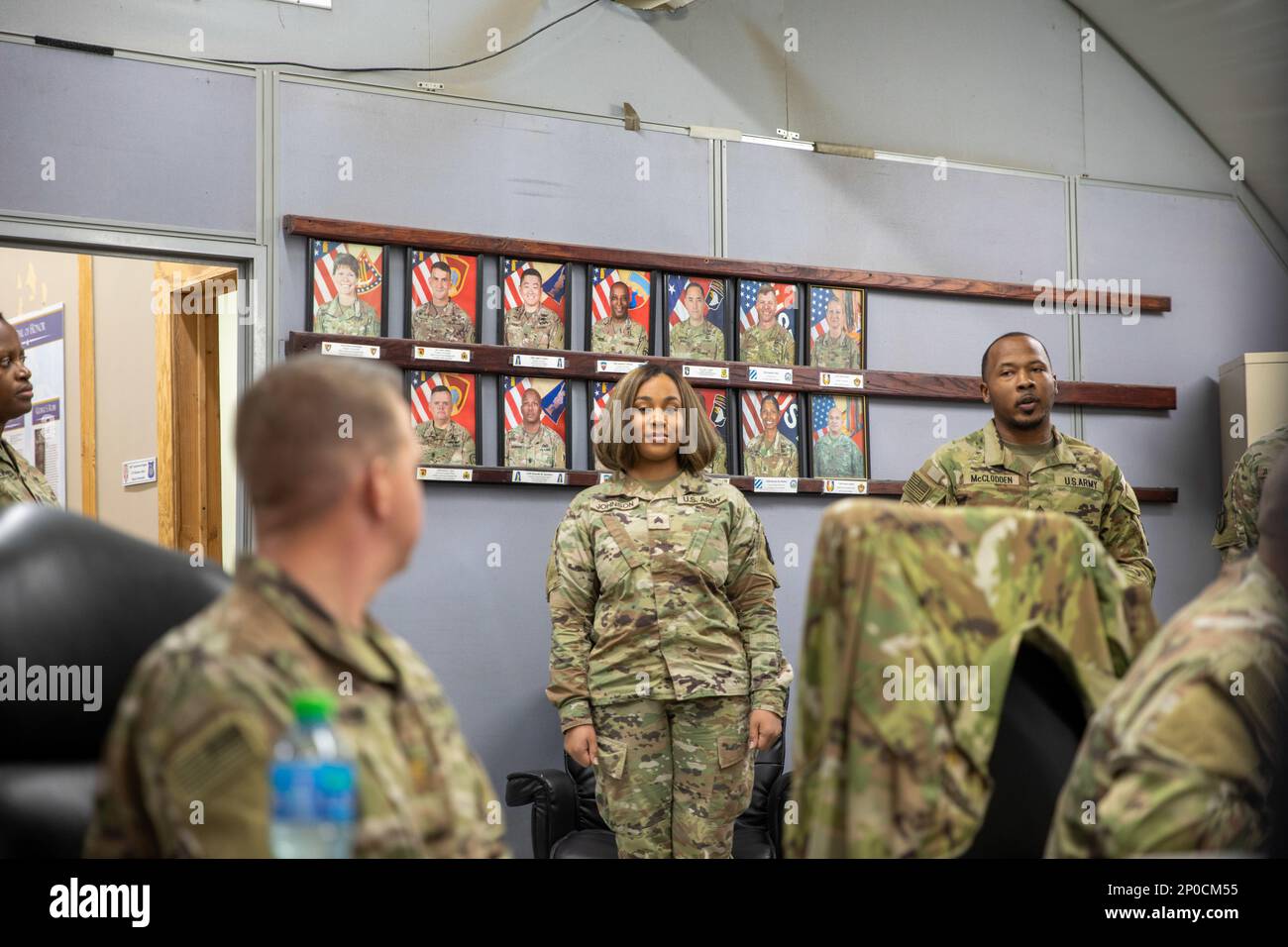 U.S. Army Sgt. Angellena Johnson, a human resources sergeant with the ...