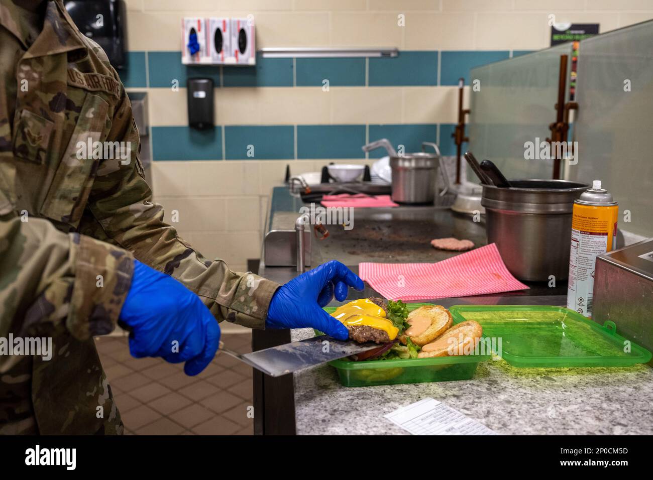 Airman 1st Class Hunter Pearson, 4th Force Support Squadron food ...
