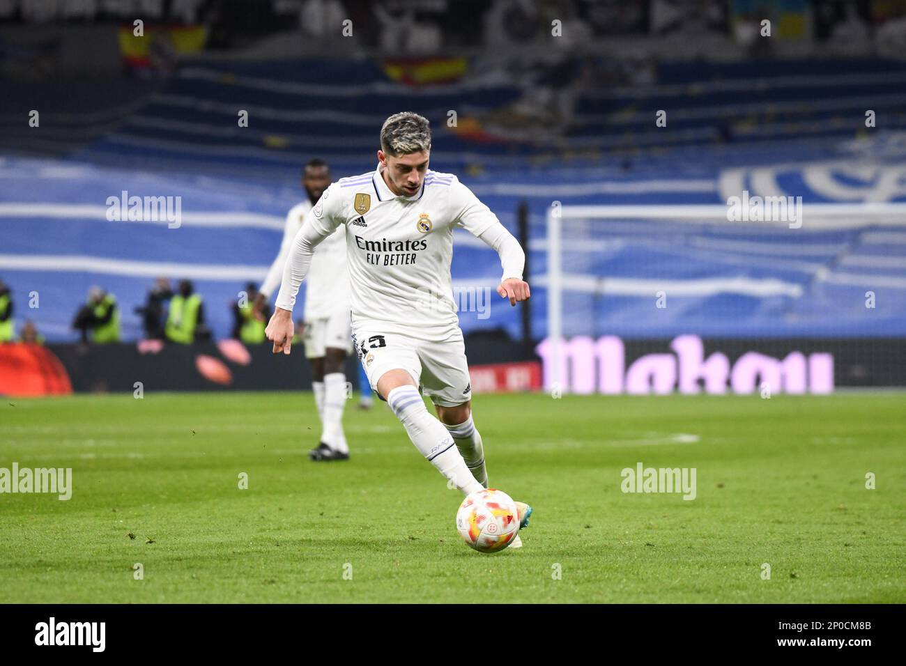 MADRID, SPAIN - MARCH 2: Player of Real Madrid CF Federico Valverde ...